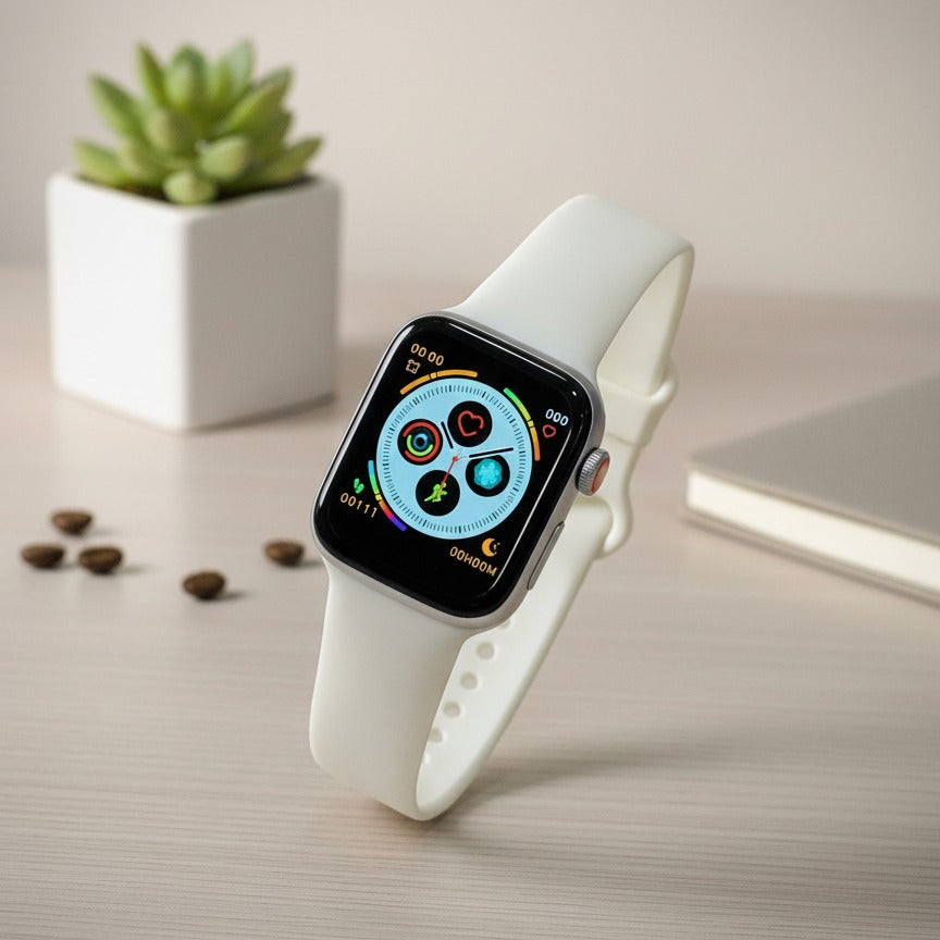 Smart Watch With Stylish Display | Comfortable Silicone Strap, Adjusta ...